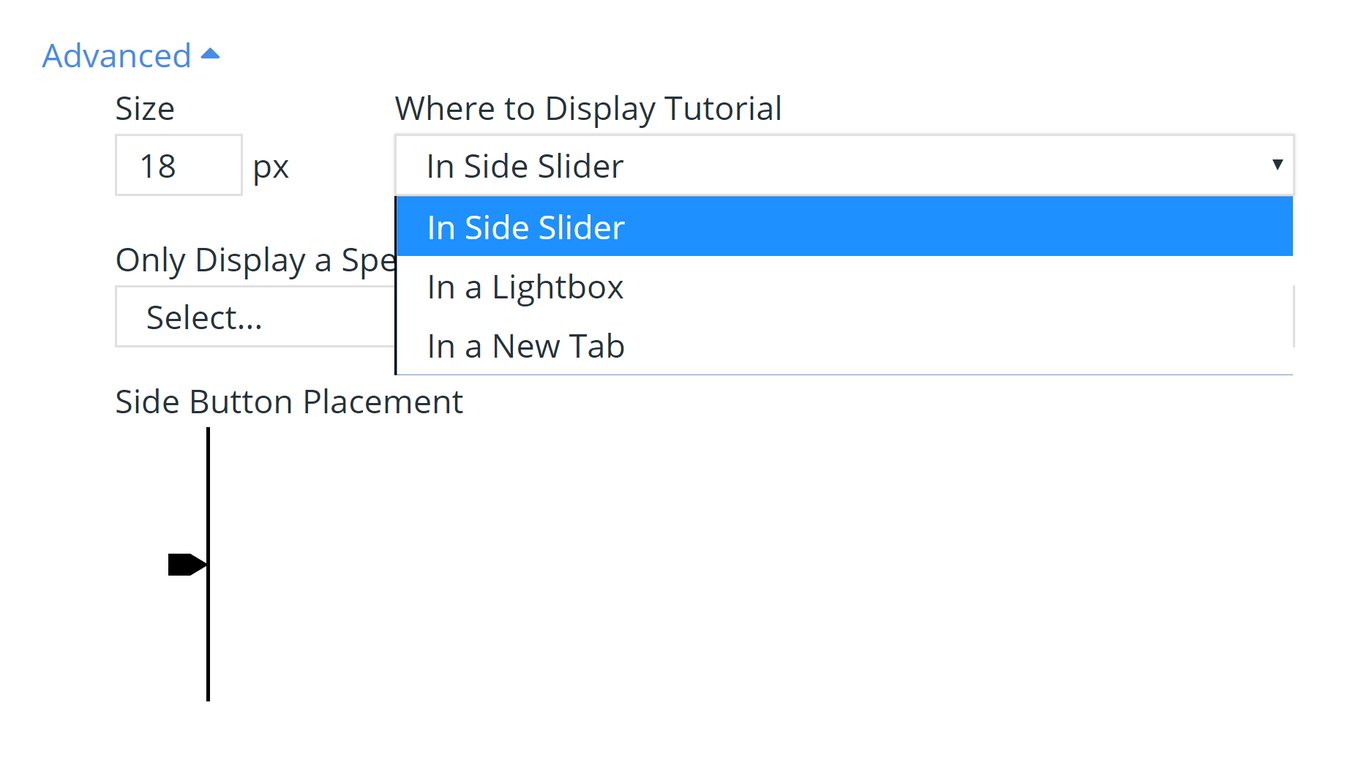 How do I create a Side Button widget?