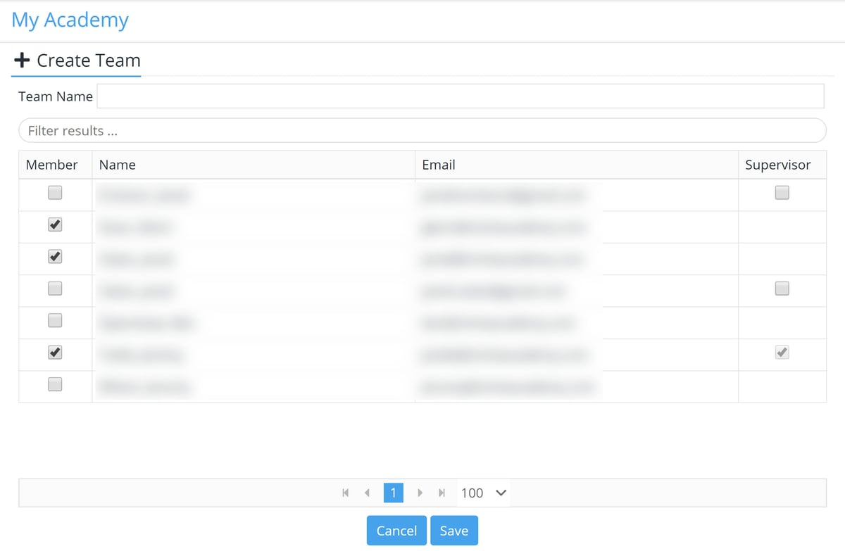 How do I create a team?