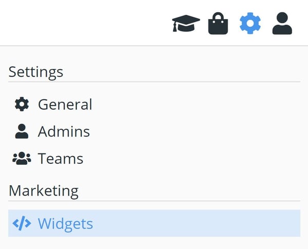 How do I create an Icon widget?