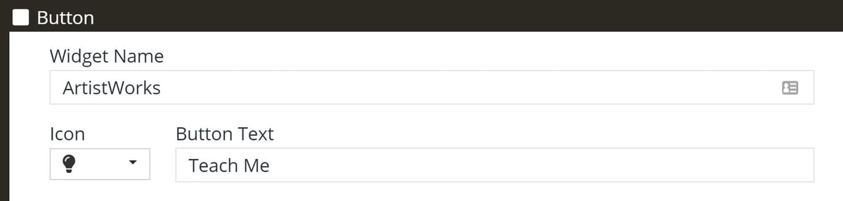 How do I create a Button widget?