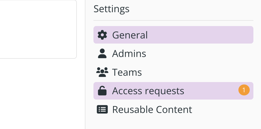 How do I approve or reject a user's access request?